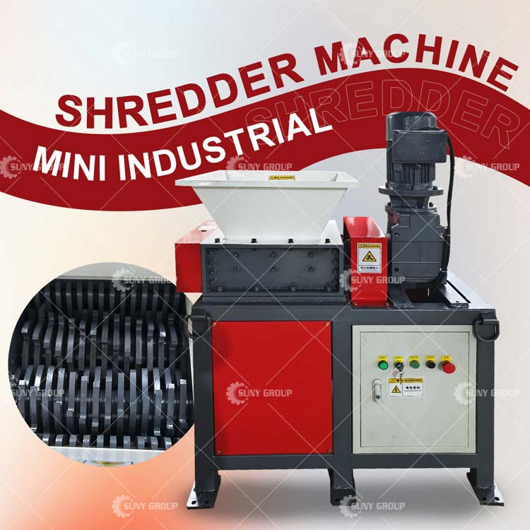MINI double shaft shredder - Suny Group provides complete scrap metal ...